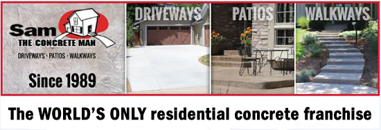Sam The Concrete Man Franchise Costs & Fees for 2019